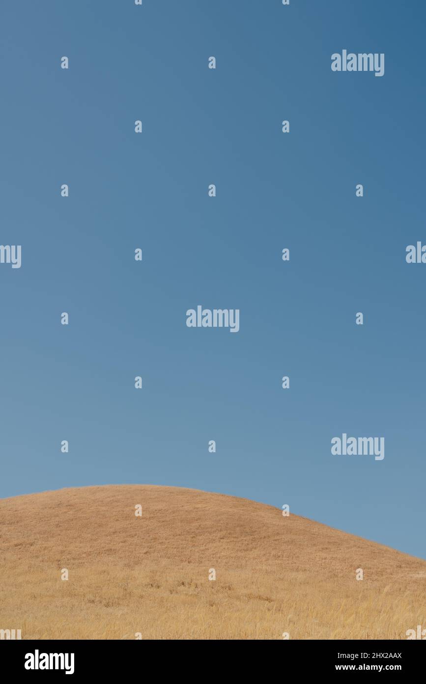 Saebyeol Oreum Volcanic Cone at winter in Jeju island, Korea Stock ...