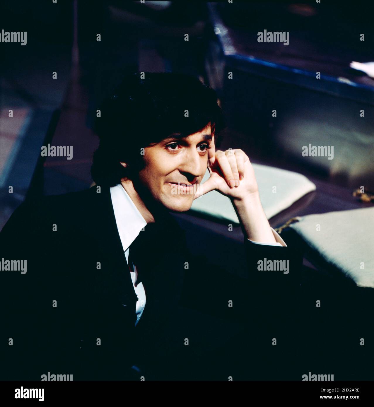 Disco ZDF Musiksendung, Moderator Ilja Richter, 1981. Disco, ZDF TV ...