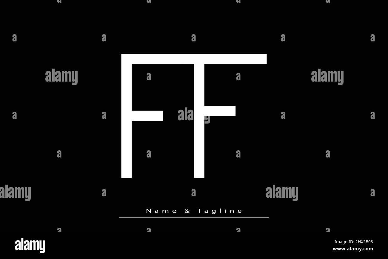 Alphabet letters Initials Monogram logo FF Stock Vector Image & Art - Alamy