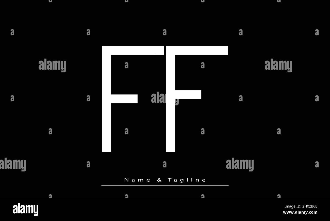 Alphabet letters Initials Monogram logo FF Stock Vector Image & Art - Alamy