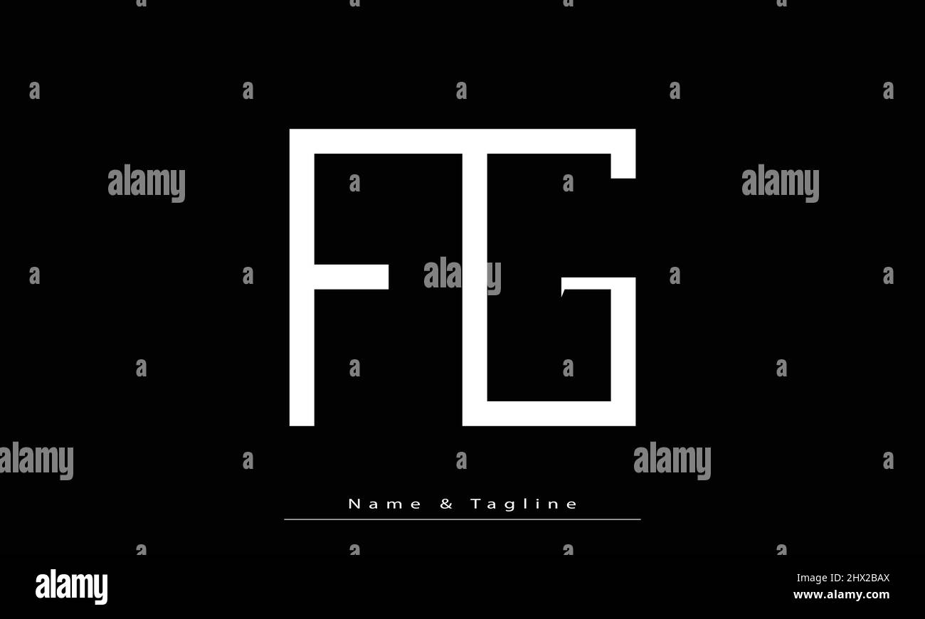 Alphabet letters Initials Monogram logo FG , GF Stock Vector Image ...