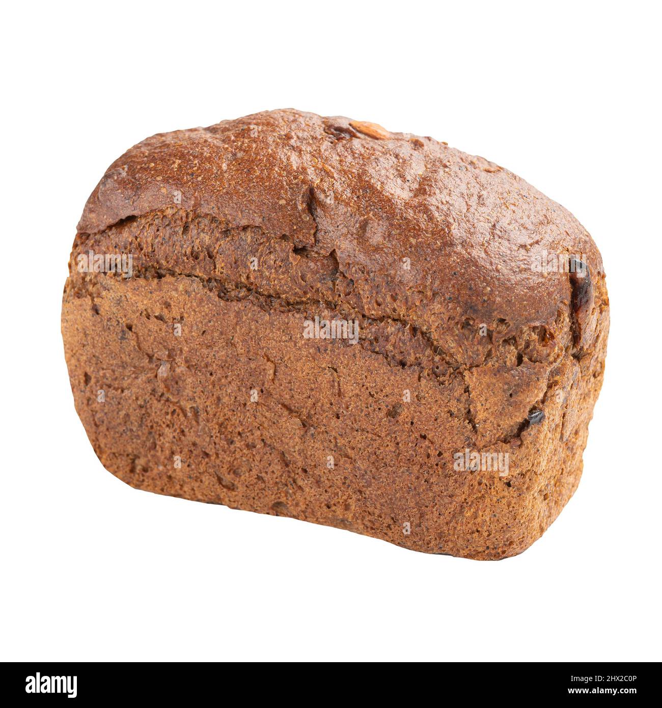 Isolated rye bread with dried fruits and nuts Stock Photo - Alamy