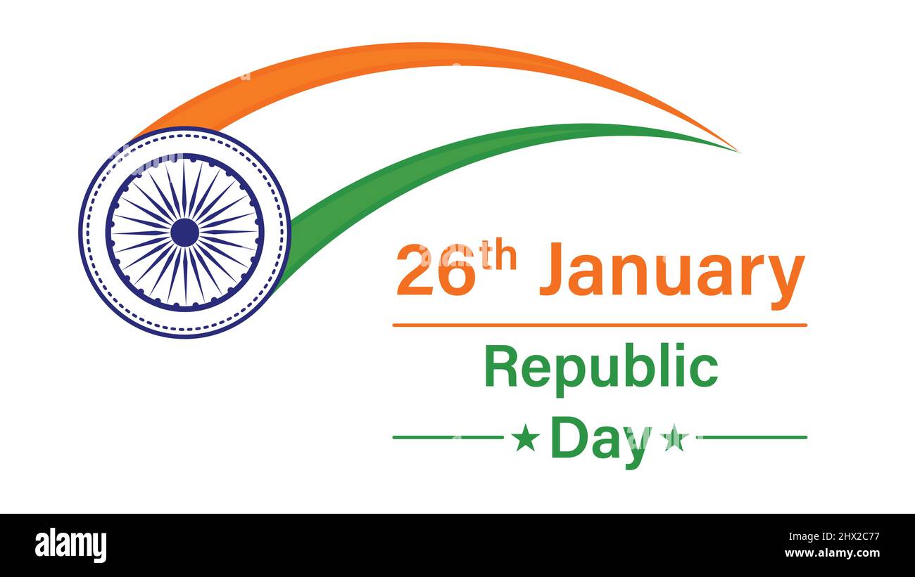 Happy republic day background vector image Stock Vector Image & Art - Alamy