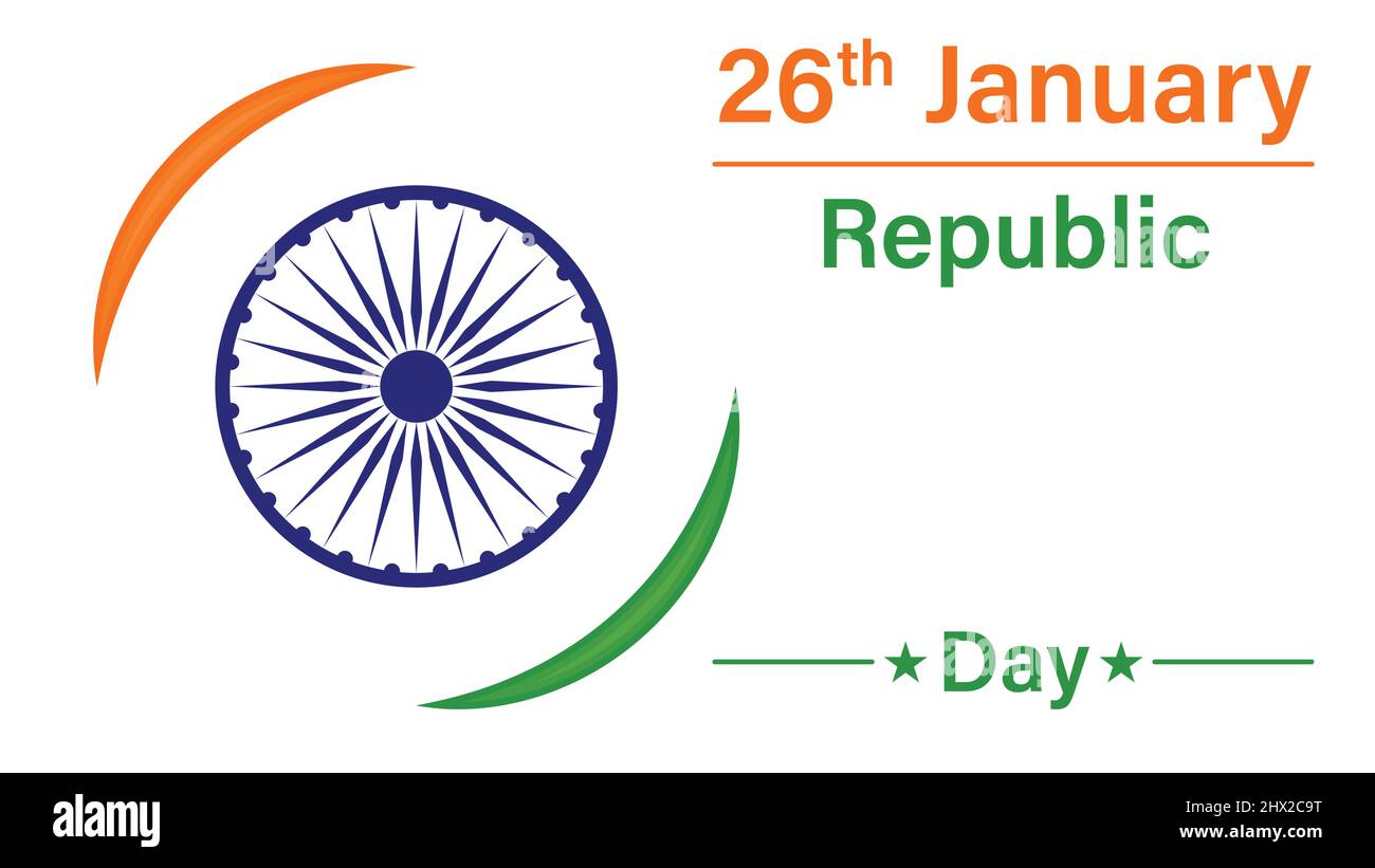 Happy republic day background vector image Stock Vector Image & Art - Alamy