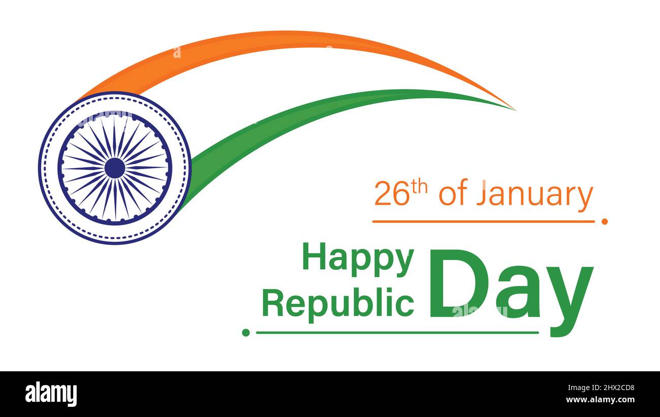 Happy republic day background vector image Stock Vector Image & Art - Alamy