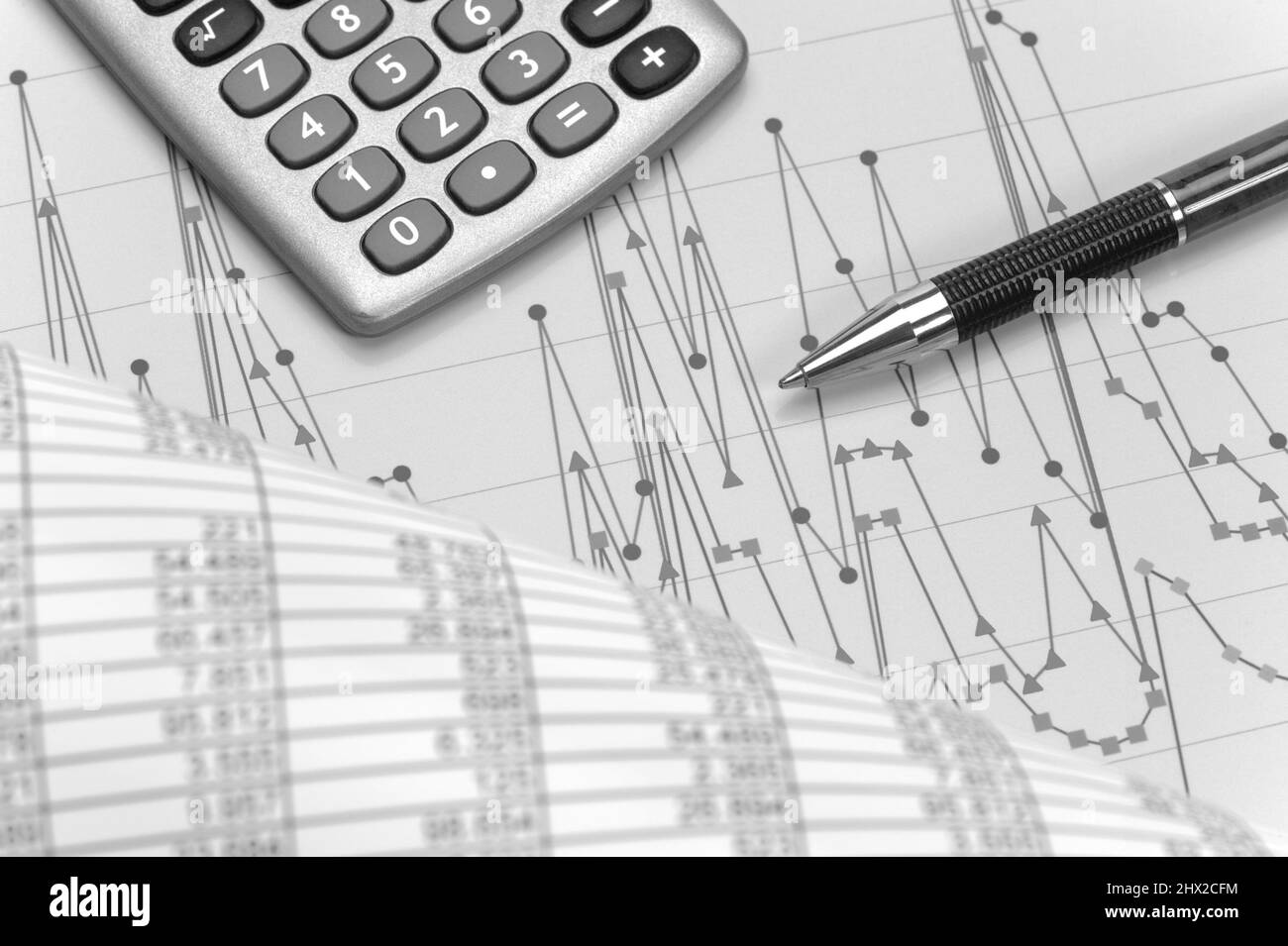 Calculation with chart hi-res stock photography and images - Alamy