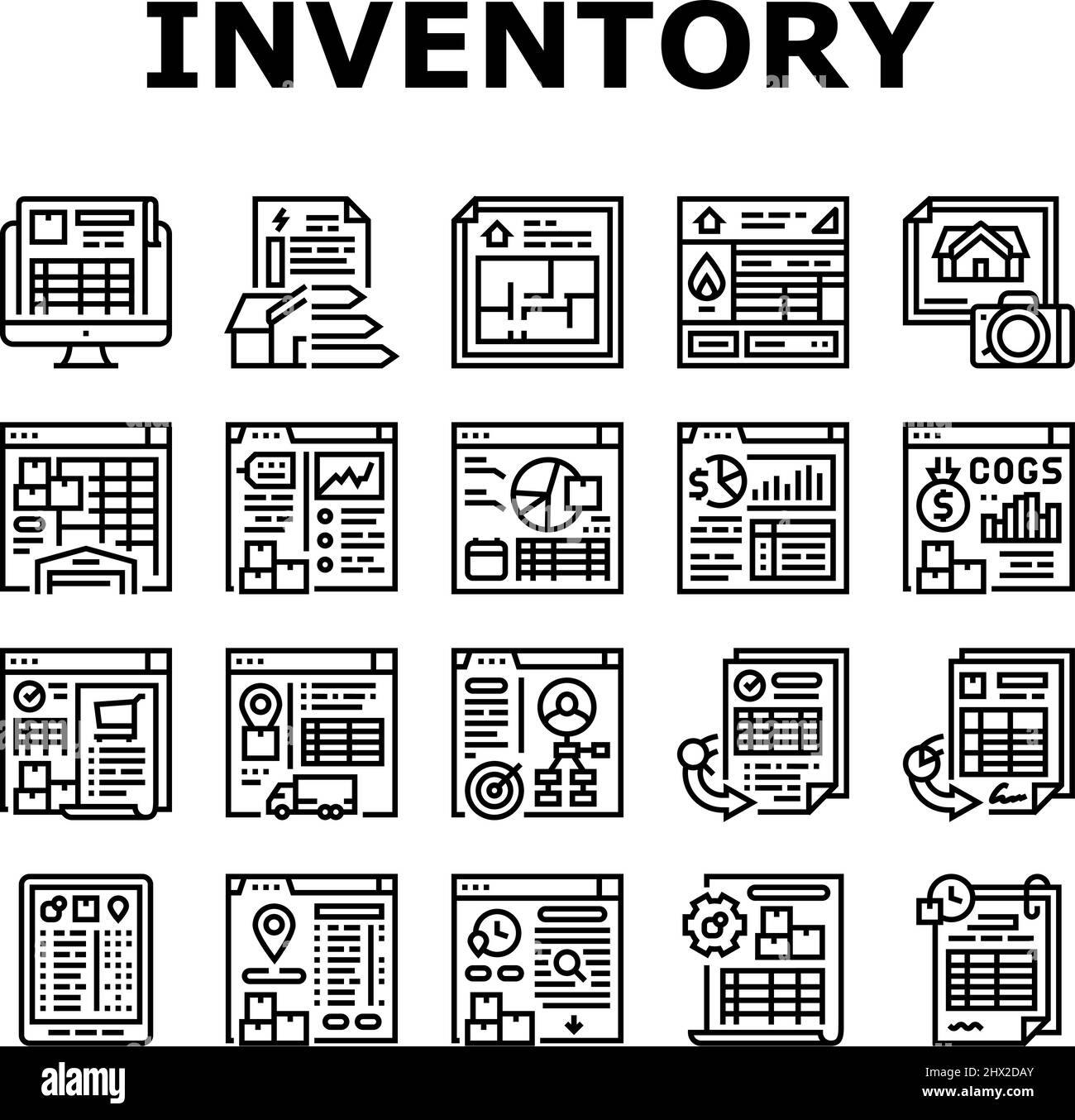 Inventory analytics Black and White Stock Photos & Images - Alamy