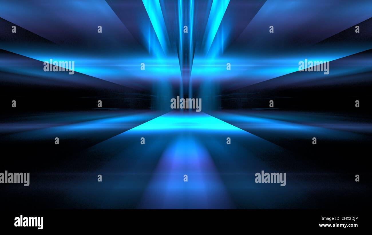 Abstract 3d space, design elements. Digital technologies and data ...