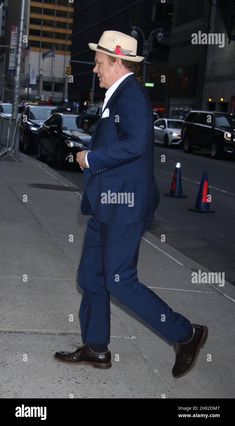 New York, NY, USA. 6th Mar, 2022. John C. Reilly at The Late Show with ...