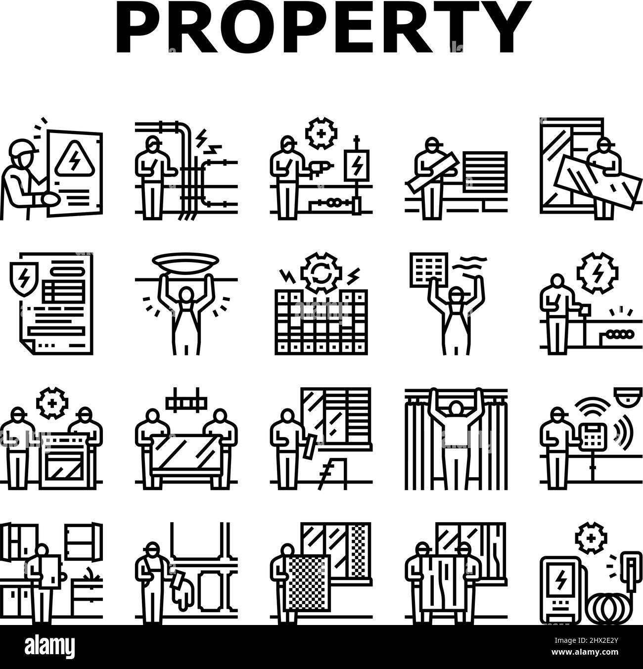 Property maintenance Black and White Stock Photos & Images - Alamy