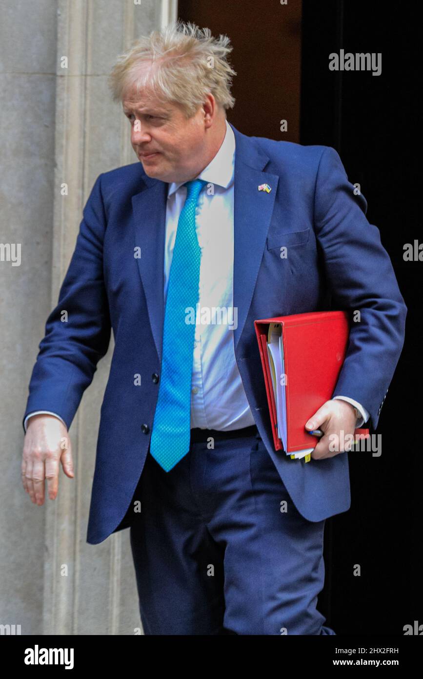 London, UK. 09th Mar, 2022. Boris Johnson MP, British Prime Minister ...