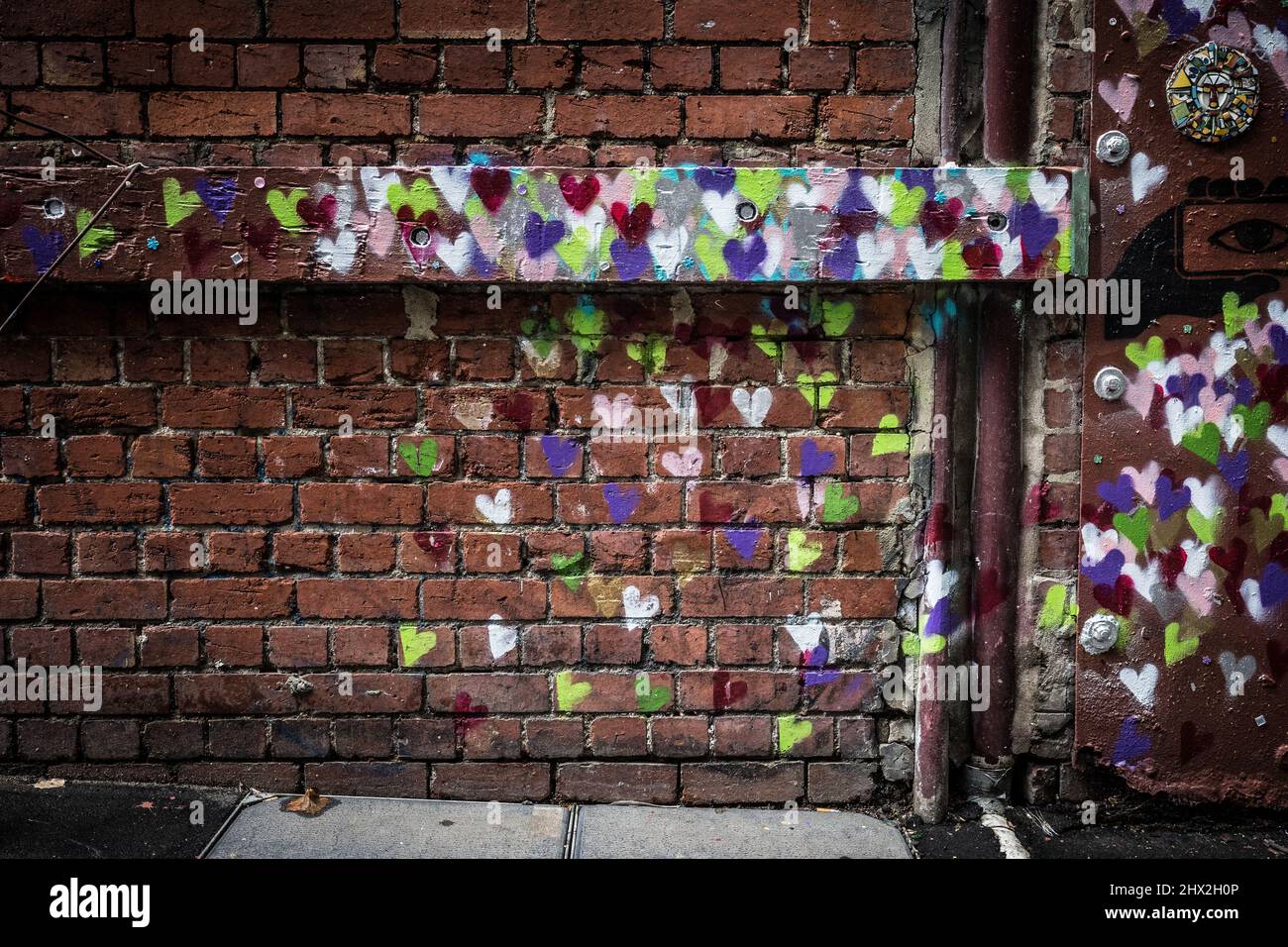 Guildford Lane Detail in Melbourne Australia Stock Photo - Alamy
