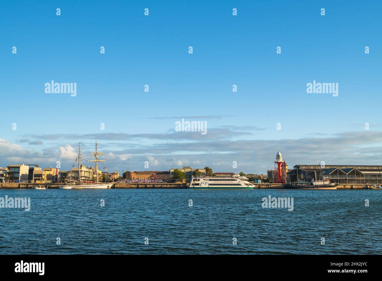 Port Adelaide, Australia - November 9, 2019: Iconic Port Adelaide shore ...