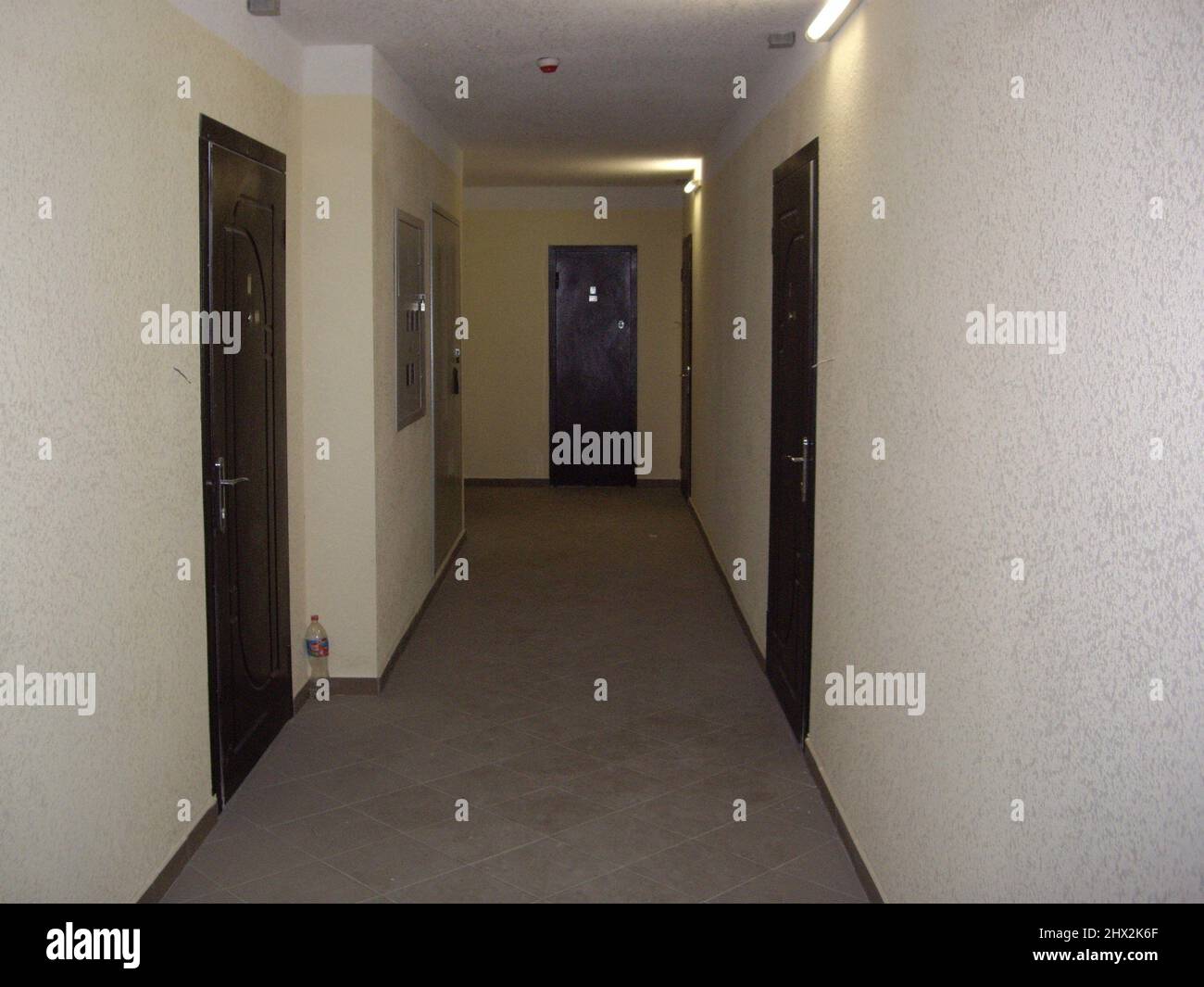 The interior of the new building after the commissioning Stock Photo ...