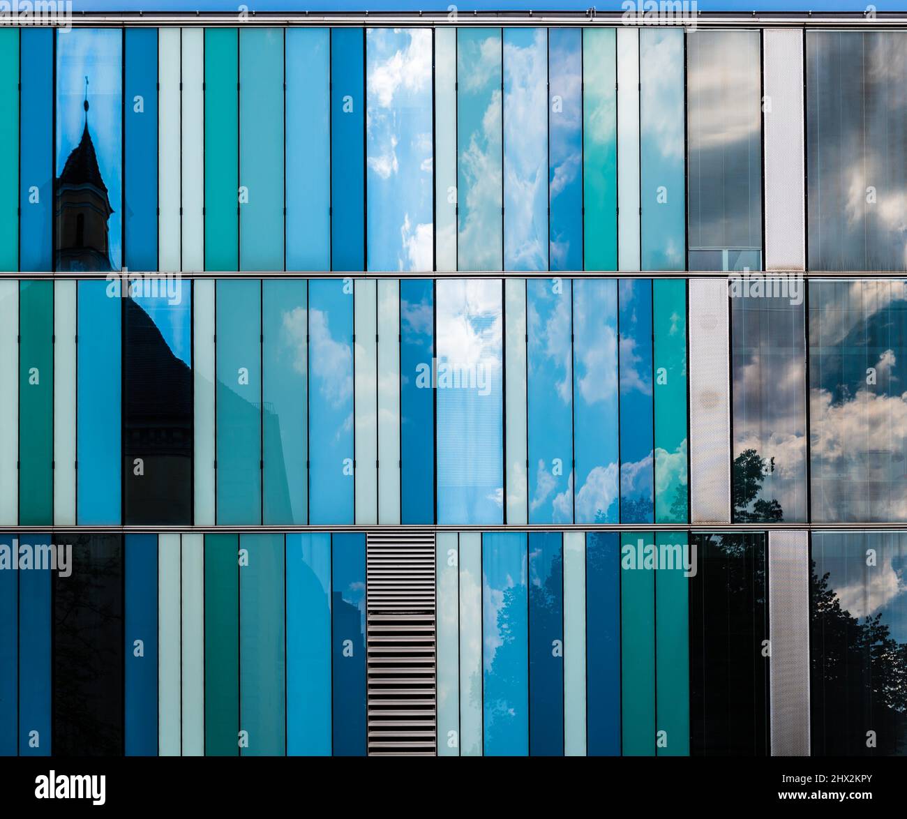 Abstract contemporary blue hi-res stock photography and images - Alamy