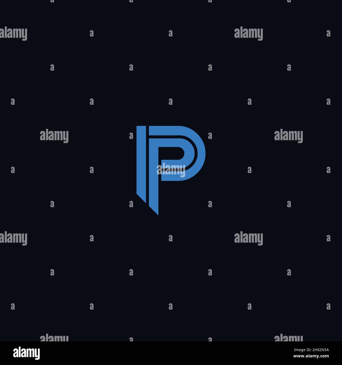 a simple and modern initial P logo Stock Vector Image & Art - Alamy