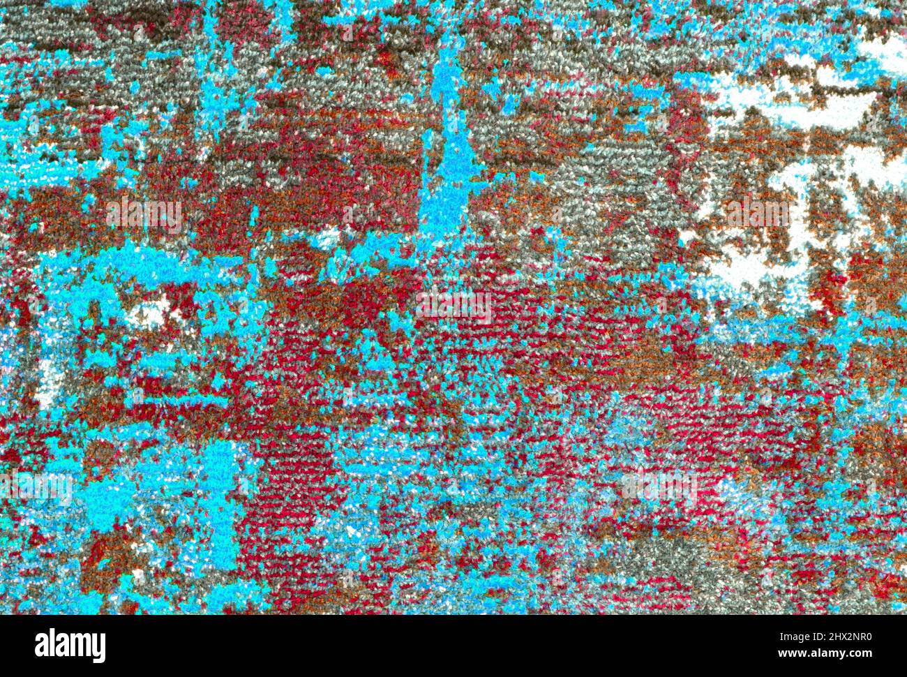 Modern colorful carpet isolated closeup - Full frame Stock Photo - Alamy