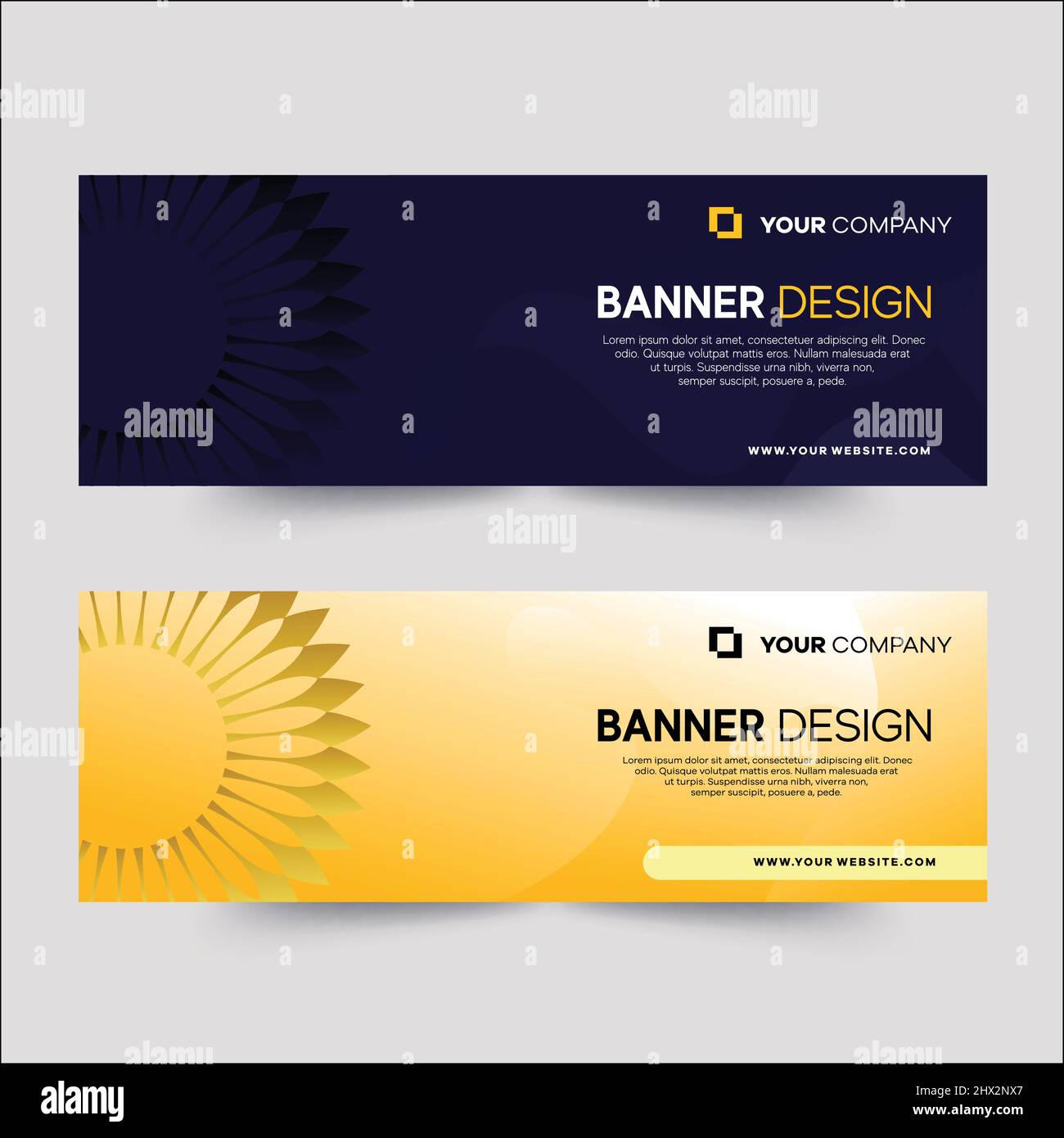 Cool and modern banners for professional companies#74747 Stock Vector ...