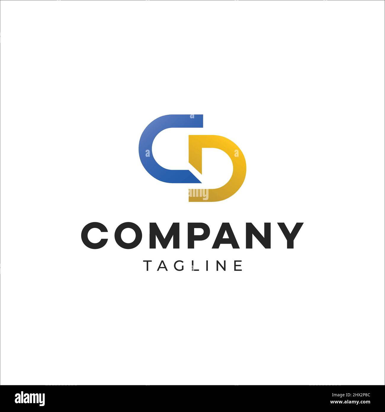 Cool and modern initial letter CD design Stock Vector Image & Art - Alamy