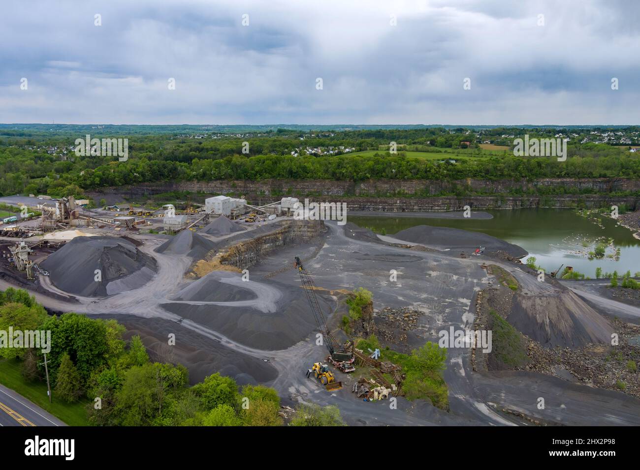 Opencast quarry hi-res stock photography and images - Alamy