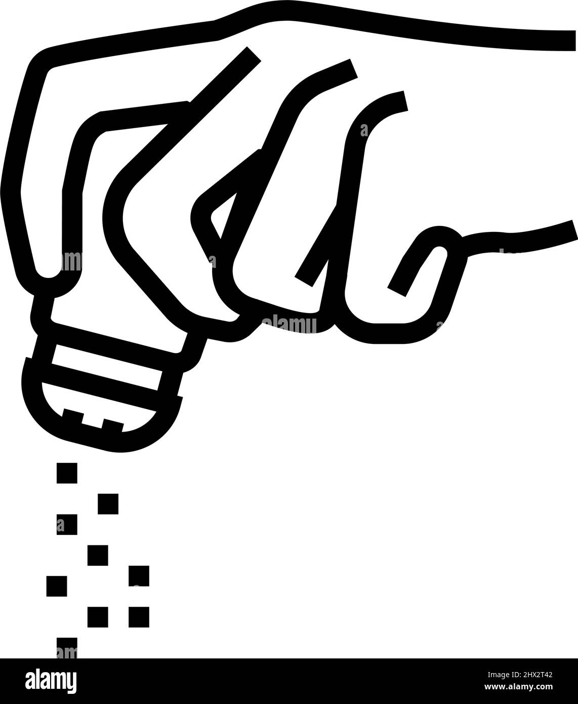 salt add line icon vector illustration Stock Vector Image & Art - Alamy