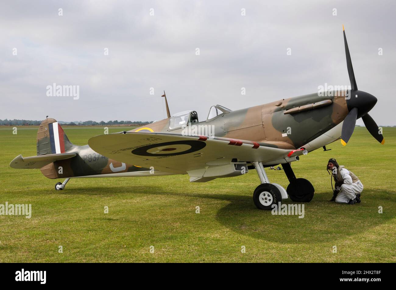 Restored Mark I Spitfire. Supermarine Spitfire I P9374 after ...