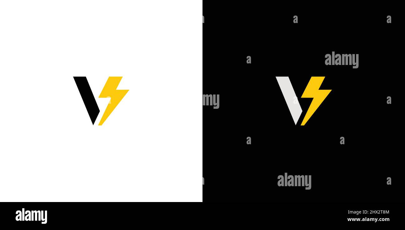 Modern and professional volt logo design Stock Vector Image & Art - Alamy