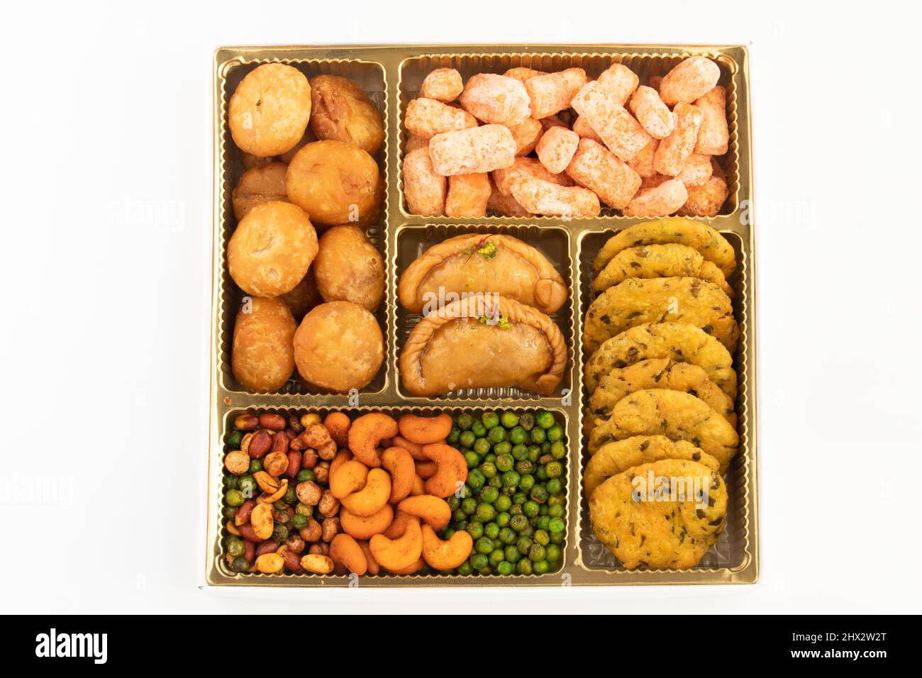 Indian Shahi Mithai Gujia Or Gujiya, Spicy Crispy Snacks Namkeen Also ...