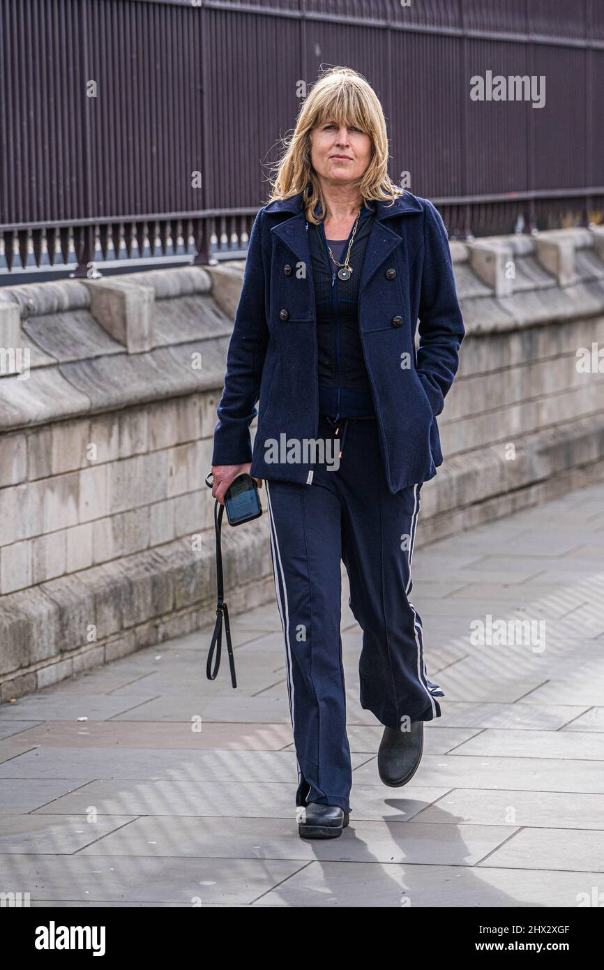 LONDON, UK. 9 March, 2022. Rachel Johnson, television presenter and ...