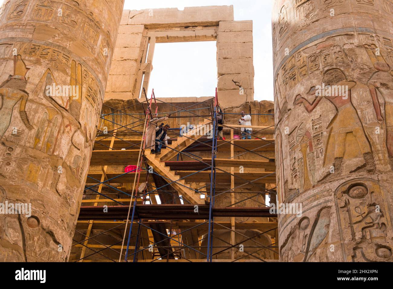 Ancient temple conservation hi-res stock photography and images - Alamy