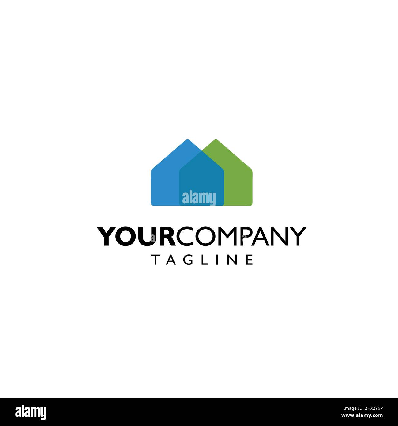 Modern real estate logo Stock Vector Images - Alamy