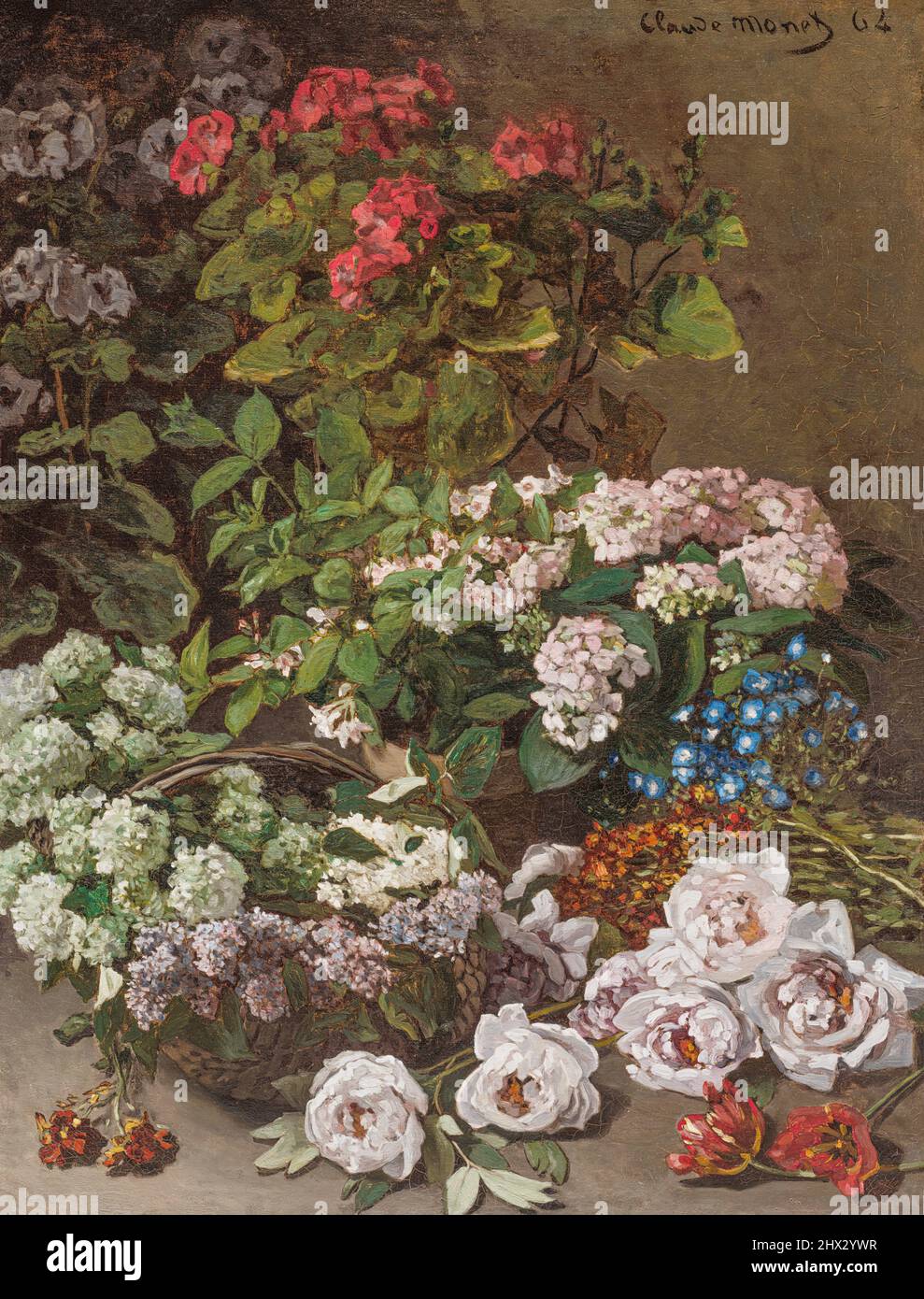 19th century flower monet hi-res stock photography and images - Alamy