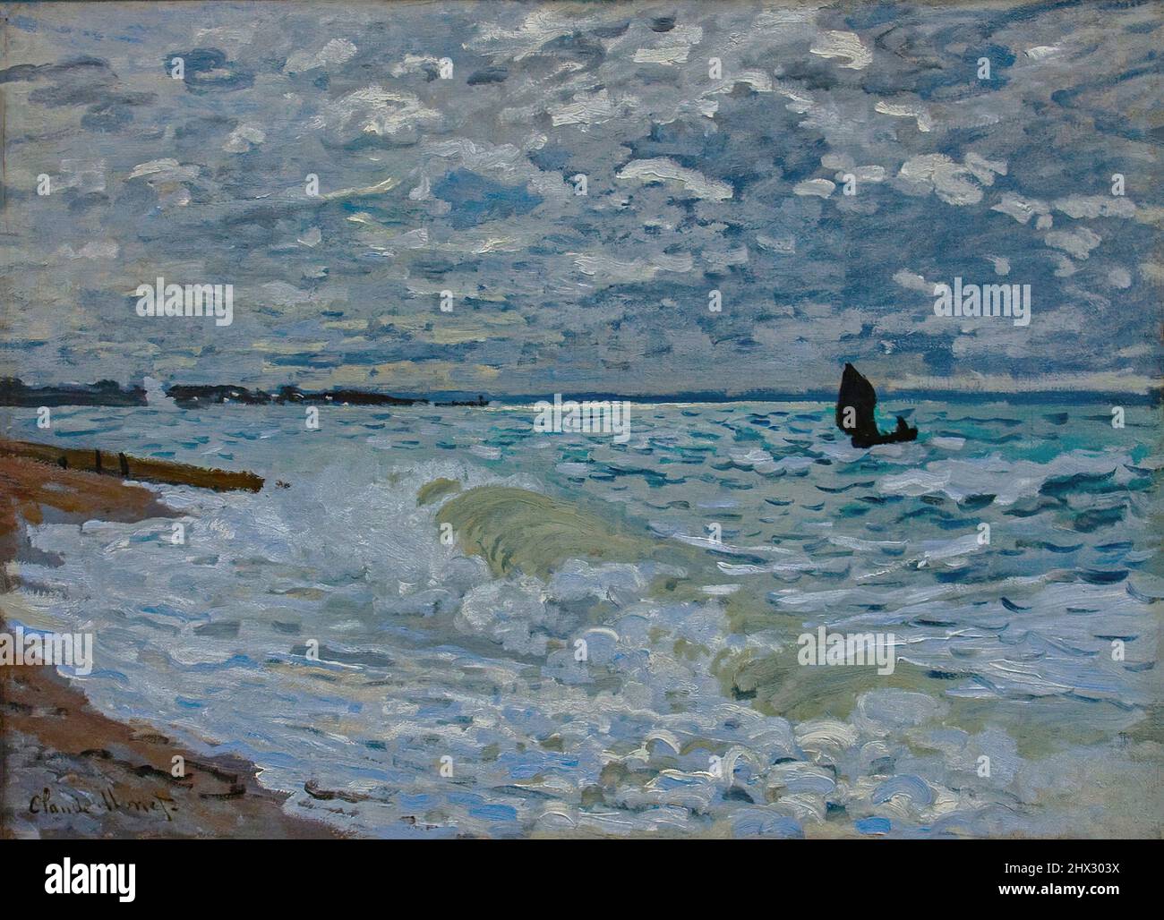 Monet painting outdoors hi-res stock photography and images - Alamy