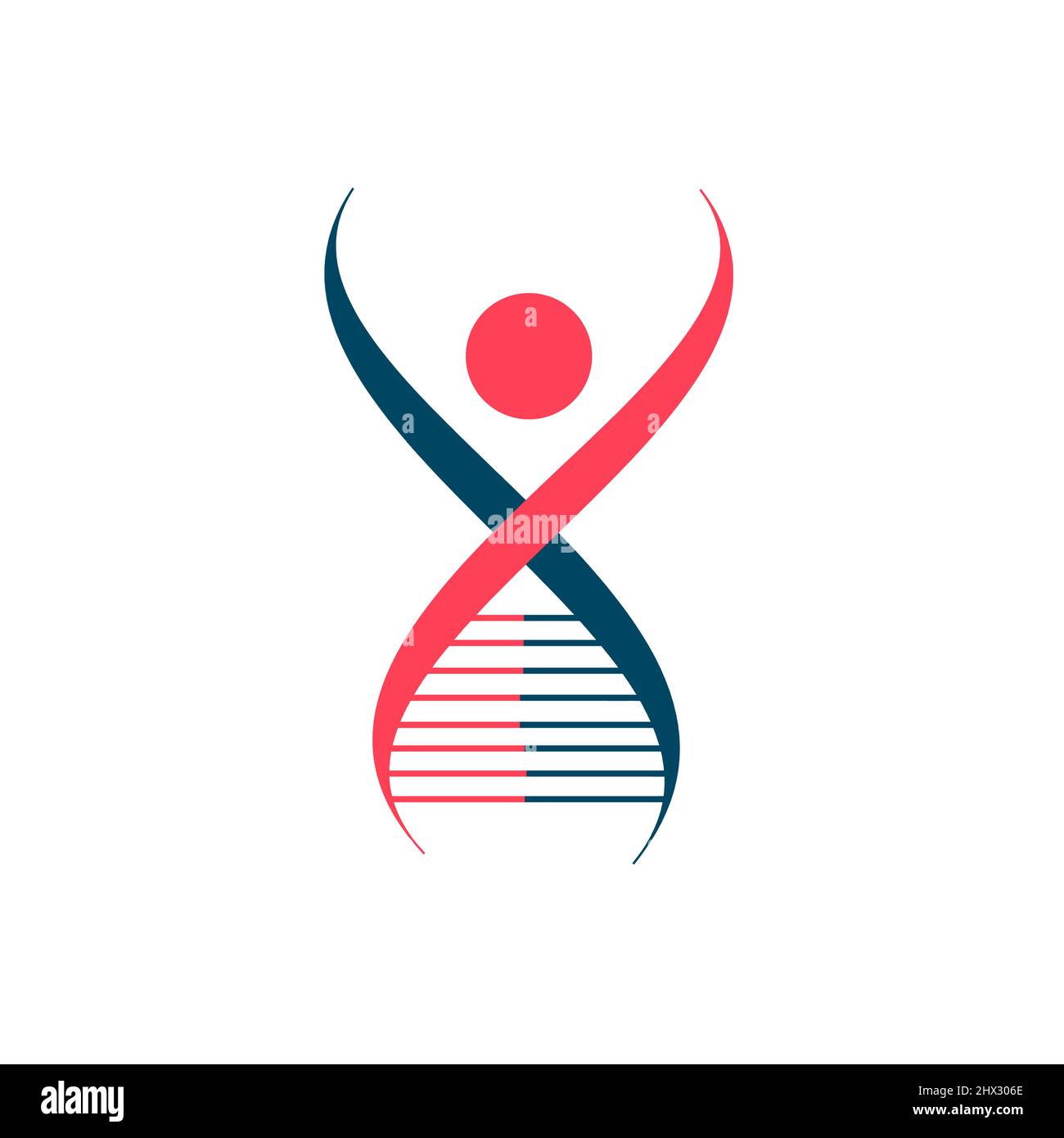 Dna healthcare logo design Stock Vector Image & Art - Alamy