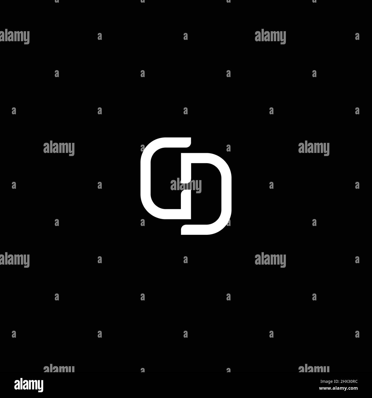 Simple modern logo word Black and White Stock Photos & Images - Alamy