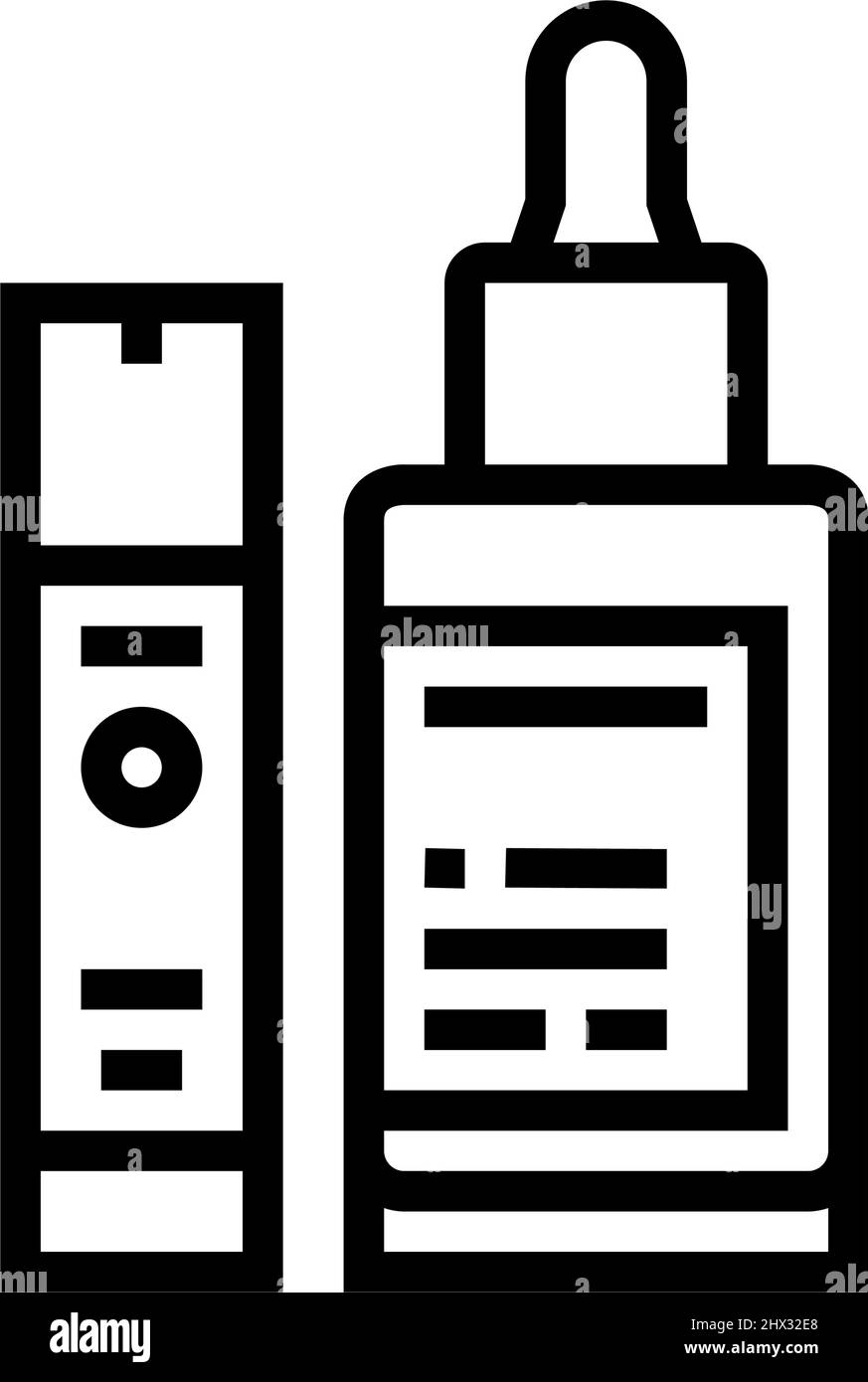 firming serum line icon vector illustration Stock Vector Image & Art ...