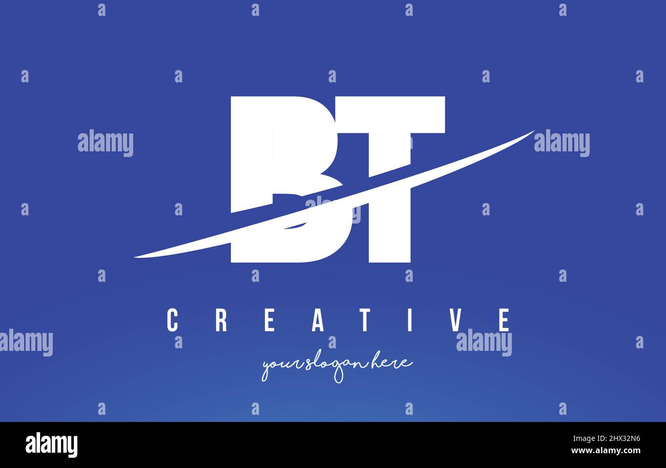 Bt logo white background Stock Vector Images - Alamy