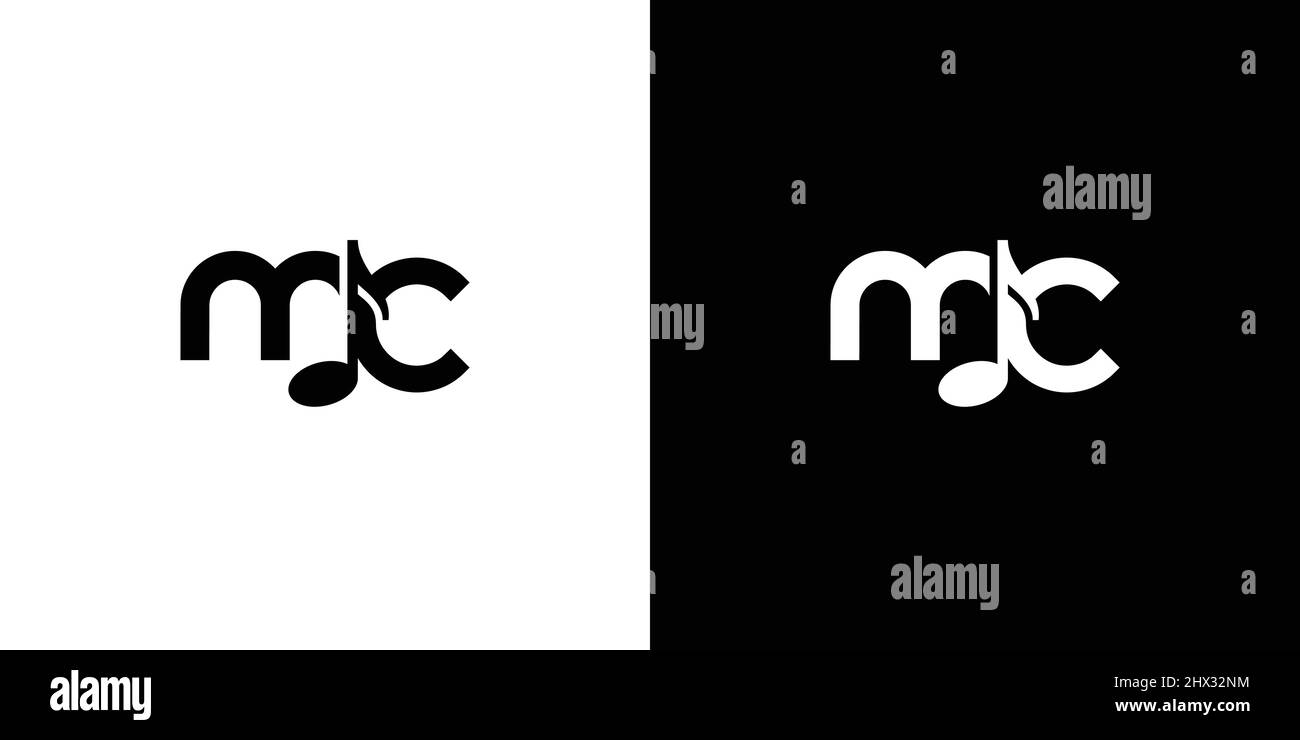 Modern and elegant MC initials music logo design Stock Vector Image ...