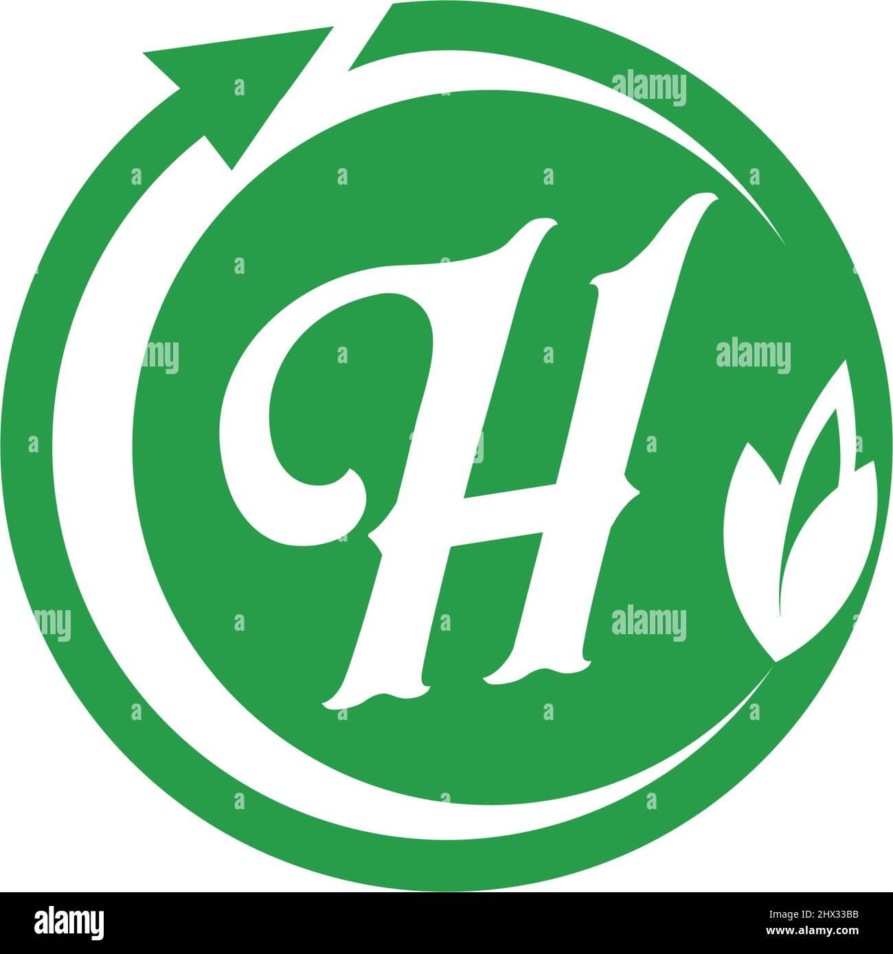 The initial H logo is simple and classic Stock Vector Image & Art - Alamy