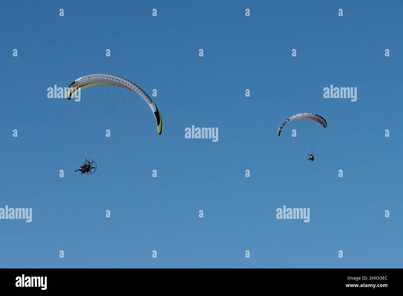 Powered Parachute In Flight