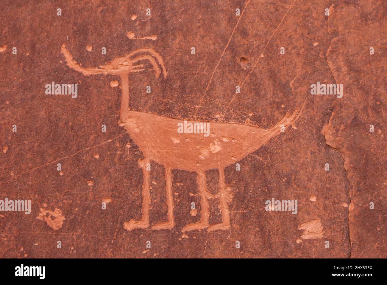 The Desecration Panel is a long group of rock art panels along the San ...