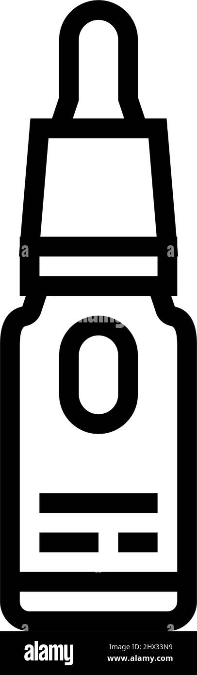 skin booster line icon vector illustration Stock Vector Image & Art - Alamy