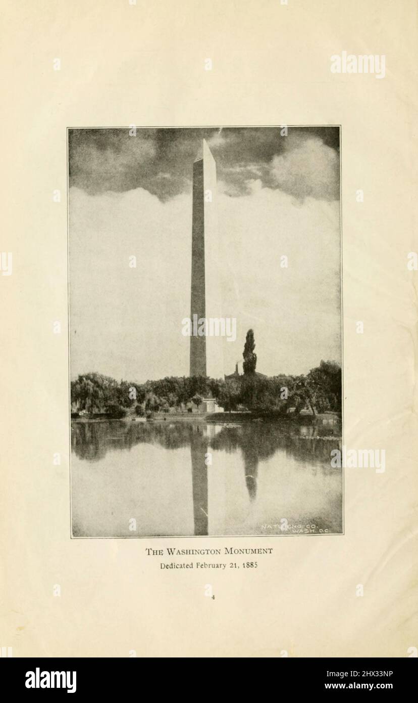Washington Monument Dedicated on February 21st 1885 From the book ' The ...
