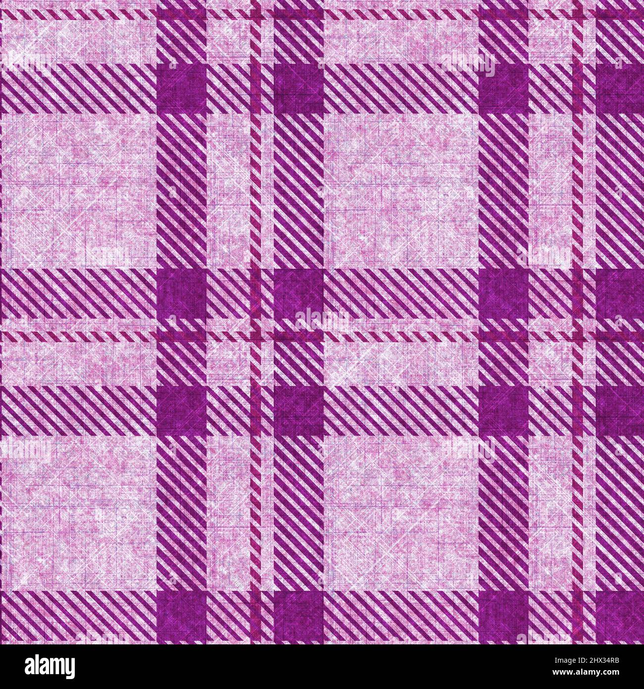 Bright pink summer woven plaid texture. Seamless woollen feminine style ...