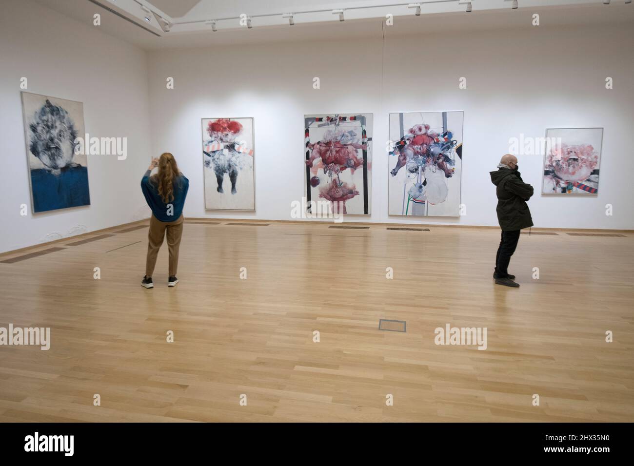 Vladimir Veličković exhibition. Museum of Contemporary Art Belgrade, Serbia Stock Photo - Alamy
