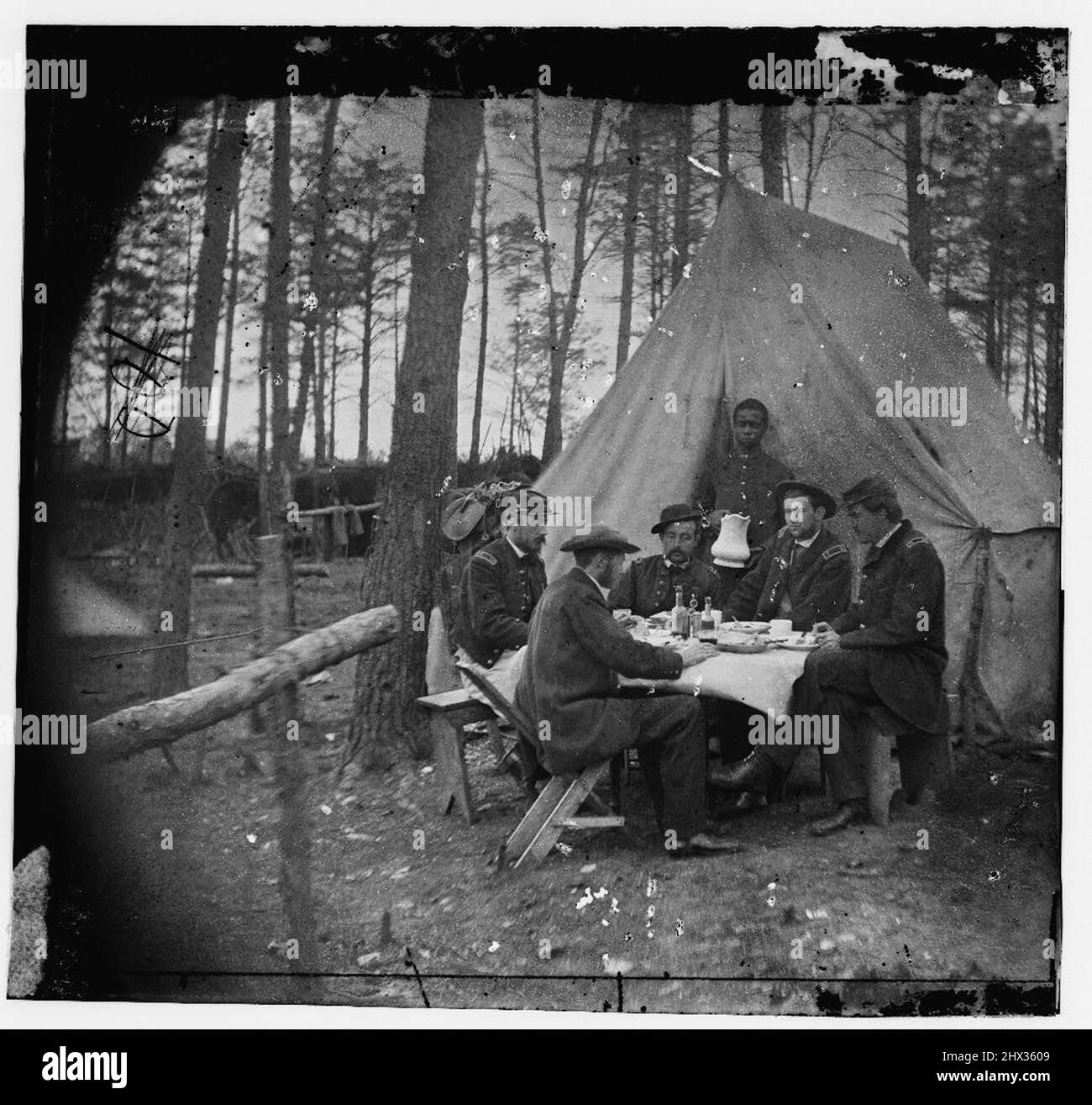 Vintage photo from the American Civil War 1860s Stock Photo - Alamy