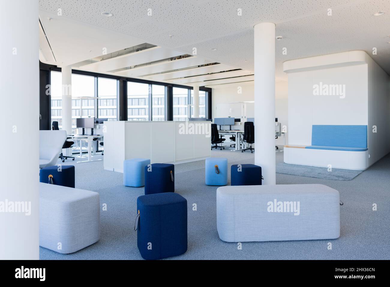Essen, Germany. 09th Mar, 2022. View of a coworking space in the new ...