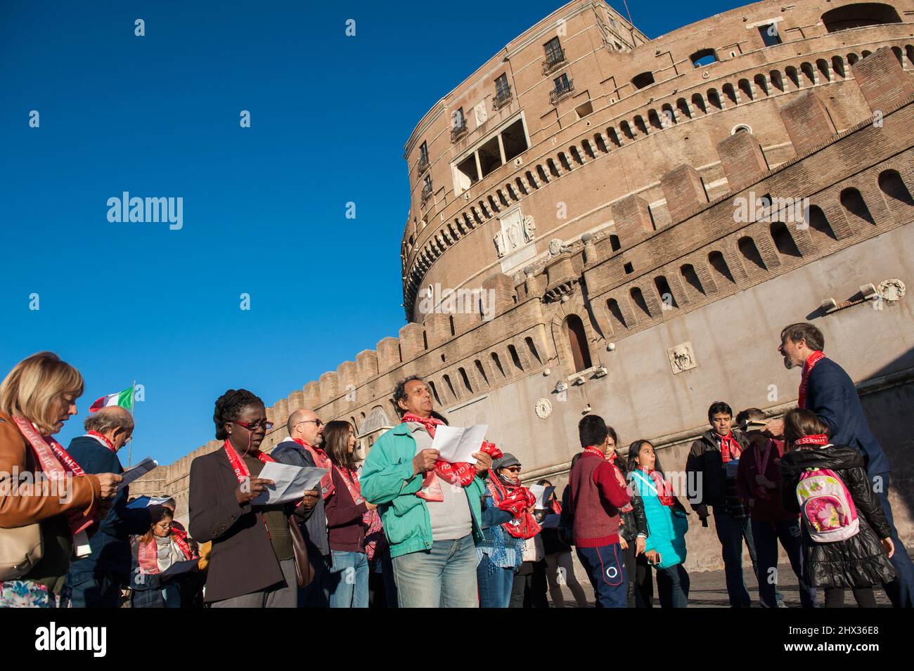 Rome, Italy 28/10/2017: Prayer March for the 500th anniversary of the ...
