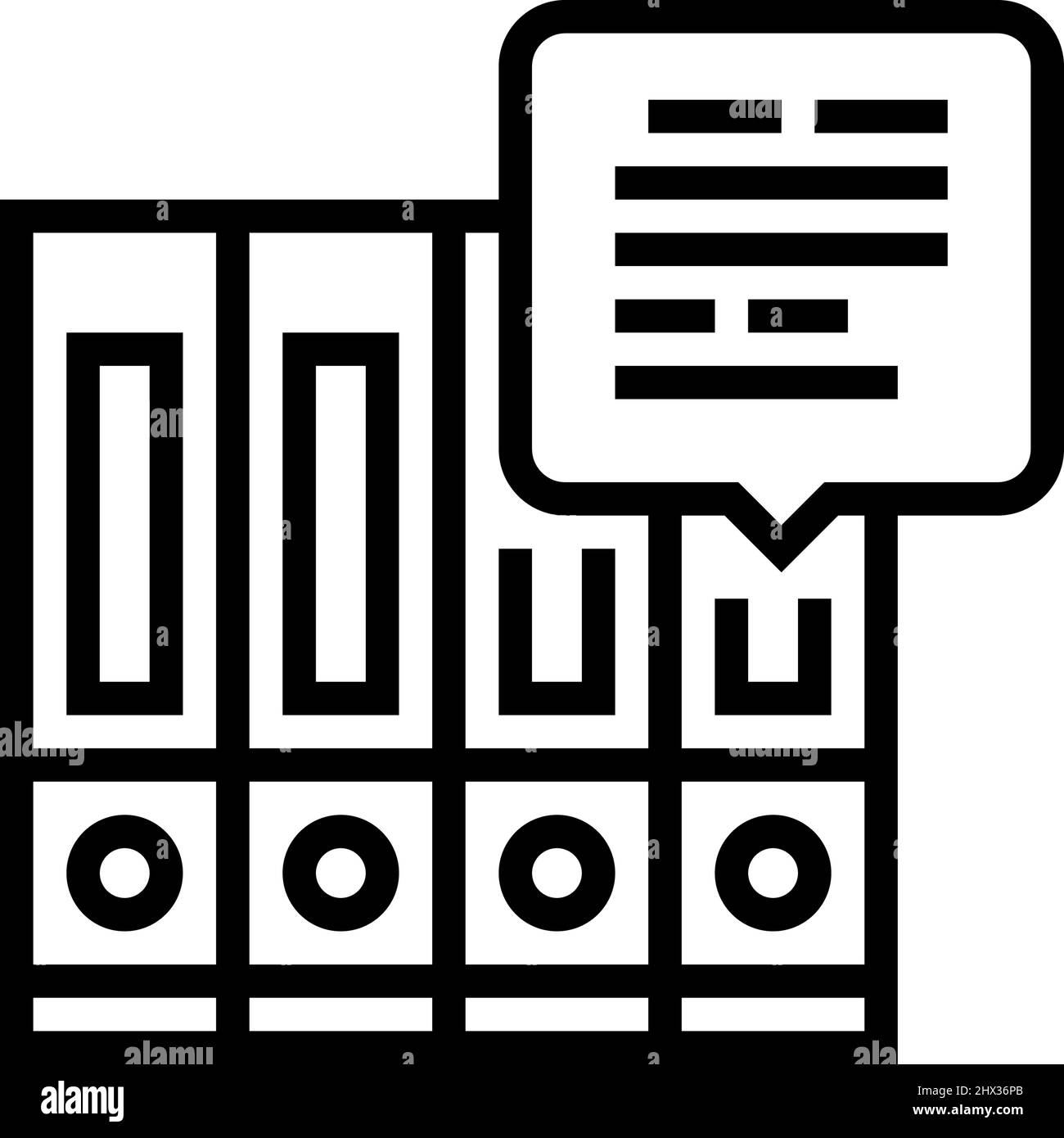 policy information line icon vector illustration Stock Vector Image ...