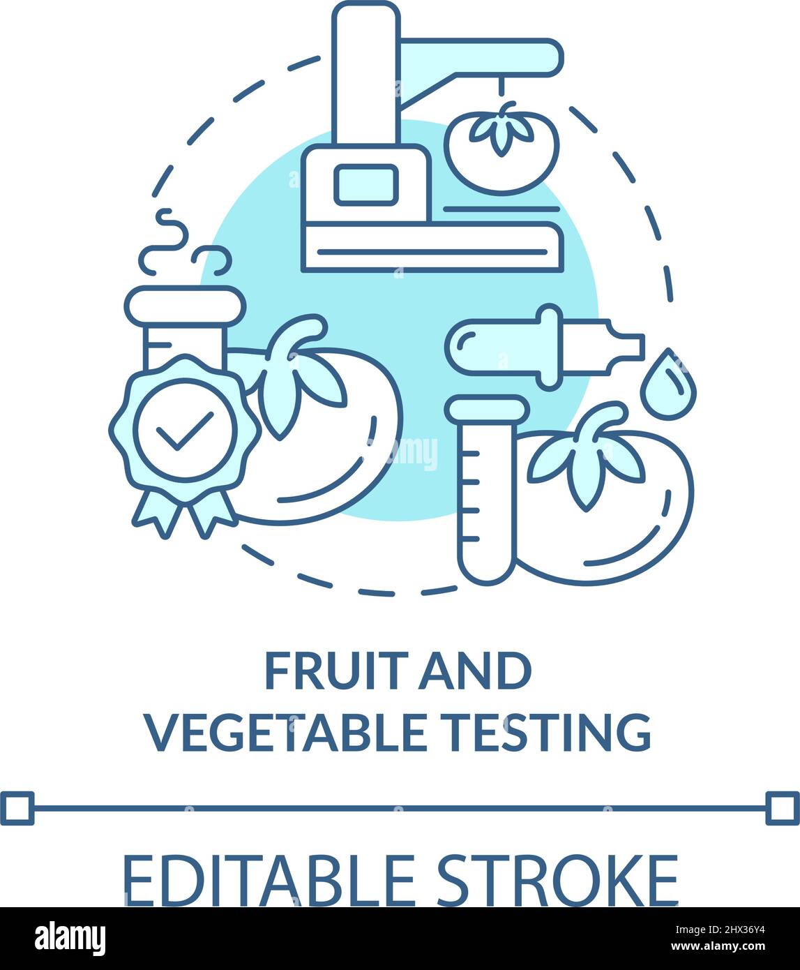 Laboratory testing food safety Stock Vector Images - Alamy